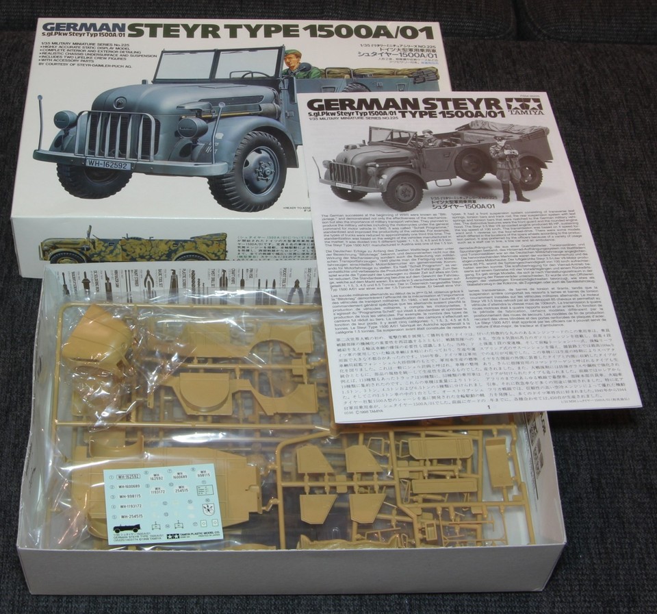 1/35 scale Tamiya Styer 1500 with Verlinden Radio Car Resin Set | eBay