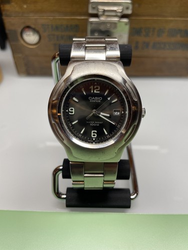 Casio Edifice Mens Watch EF-104 Water Resistant 100m New Renata Battery ...