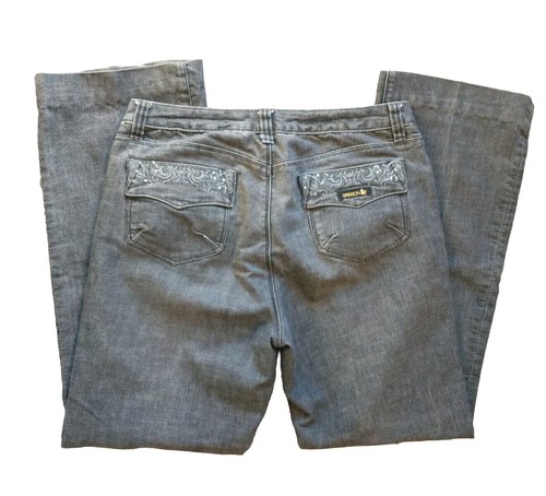 Sasson Bootcut Boogie Dark Denim Jeans Womens Size 12 Hemmed | eBay