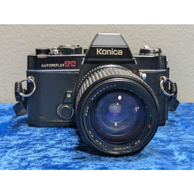 Konica Autoreflex TC 35mm Film SLR Camera w/ RMC Tokina 35-105mm Lens ...
