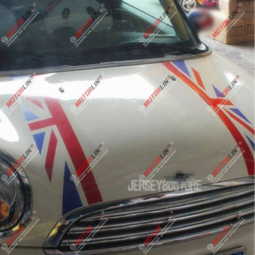 DIY 43'' UK British Flag Stripes Decal Sticker Fit Mini Cooper ...