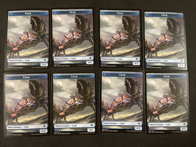 MTG *8x Crab Token* Modern Horizons 2 Magic the Gathering Free Shipping ...