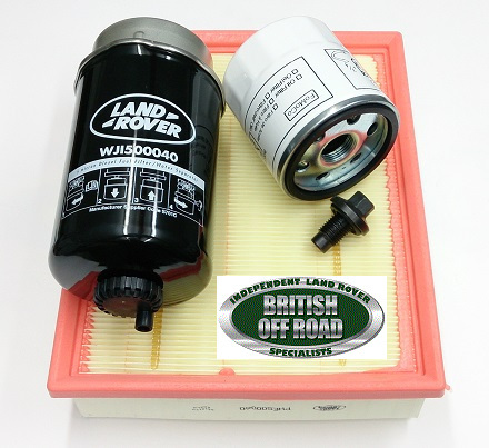 LR058104 WJI500040 PHE500060 - LAND ROVER DEFENDER PUMA FILTER KIT ...