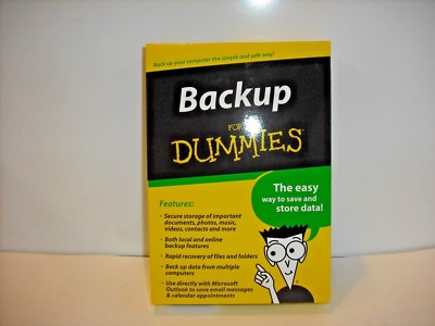 Backup for Dummies Brand New Educational Software | eBay