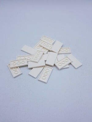 LEGO LOT 20 X TILE 2X4 BLANC REF 87079 / 4560178 *NEUF* | eBay