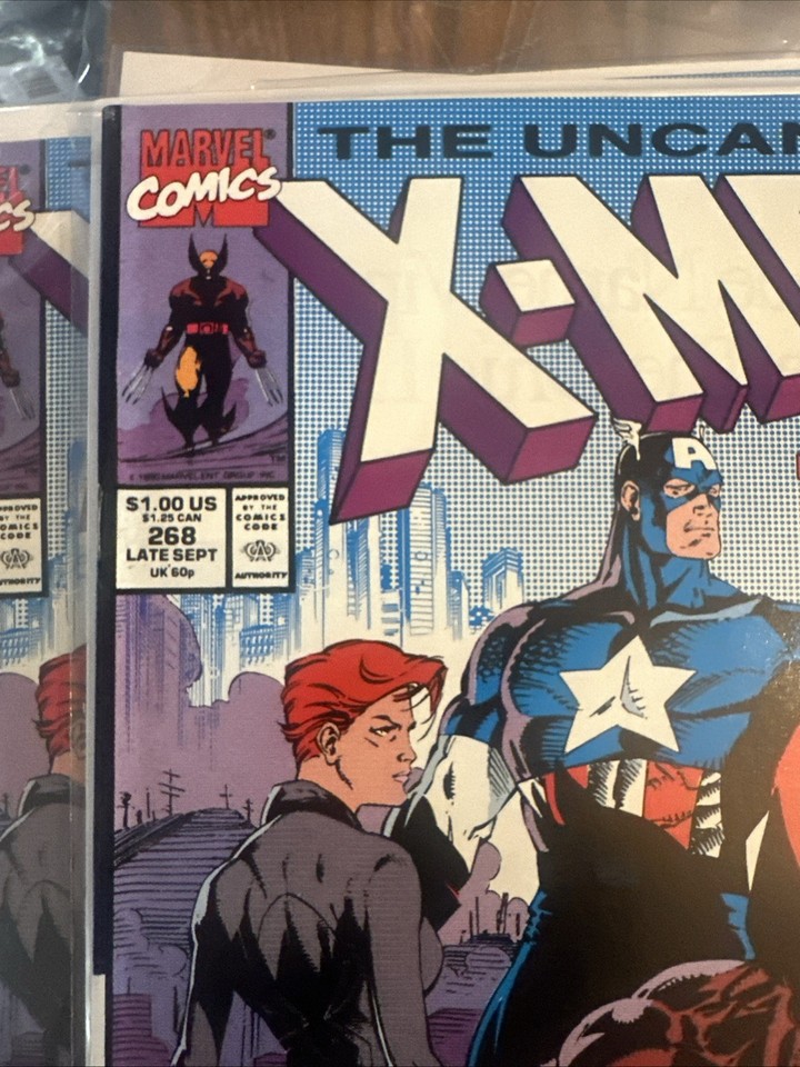 The Uncanny X-Men #268 (Marvel Comics Sept 1990) Jim Lee Lot Of 3 ...
