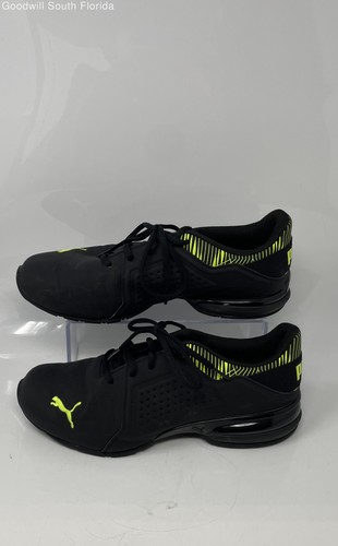 Puma Mens Viz Runner Graphic 194218-03 Black Green Sneaker Shoes Size 9 ...