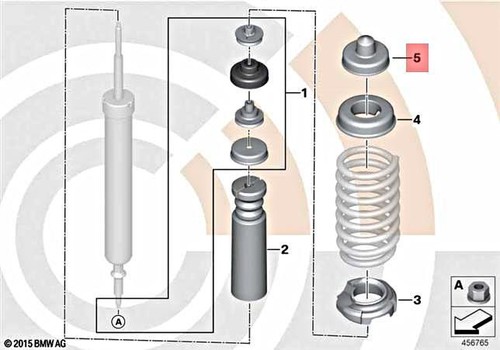 Genuine BMW Hybrid M M3 X1 Zinoro 1E 3 M2 CRT M4 GTS Spring Pocket ...