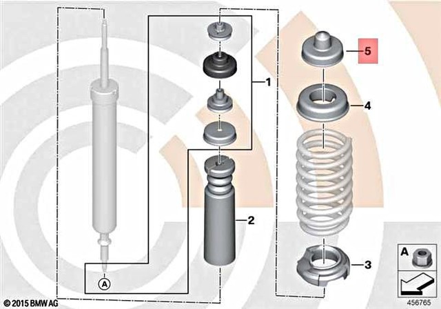Genuine 2010 BMW 328i xDrive E90 Spring Pocket 41147057297 for sale ...