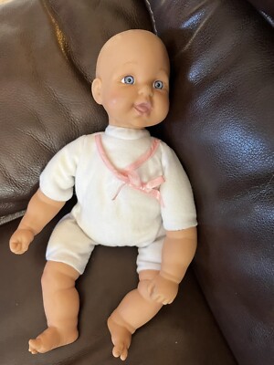 Goldberger Bundle Of Joy Baby Bunting Doll Blue Eyes 13" Vintage | eBay