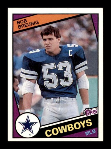 1984 Topps Bob Breunig #236 Dallas Cowboys | eBay