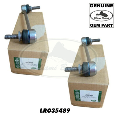 LAND ROVER FRONT STABILIZER BAR LINK x2 RANGE RR SPORT LR035489 OEM | eBay