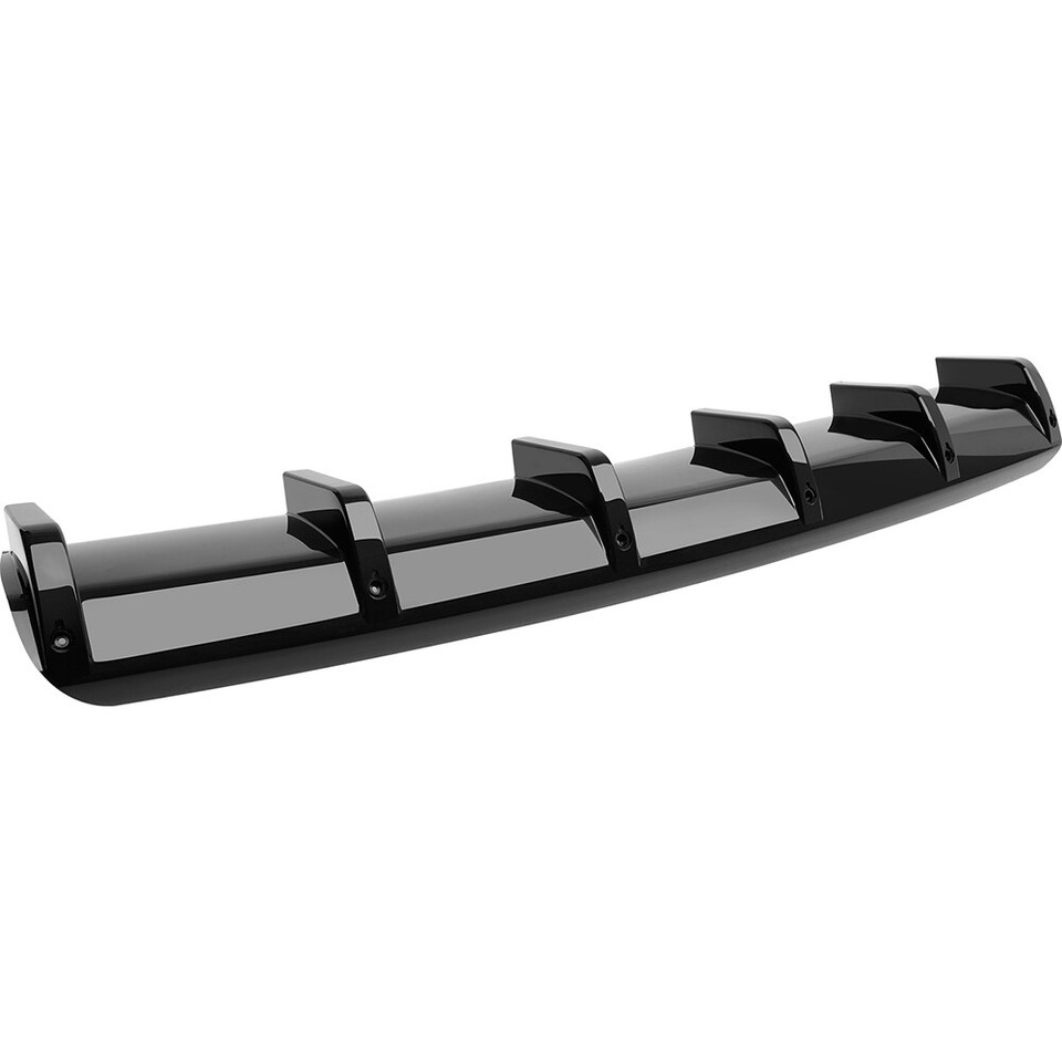 For Chevy Corvette C5 C6 C7 Gloss Car Rear Diffuser Bumper Lower ...