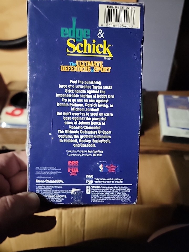 The Ultimate Defenders of Sport VHS 1990 CBS Fox Release Edge & Schick ...