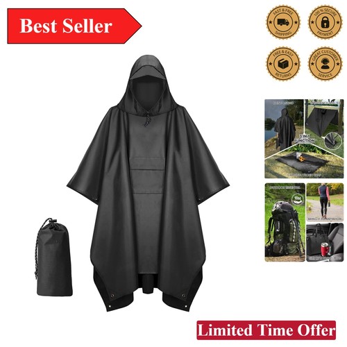 Lightweight Waterproof Hooded Rain Poncho for Men & Women - Hiking ...