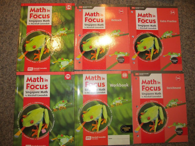 Singapore MATH IN FOCUS 2A 2B Student Textbook Resources Set 2nd Grade ...