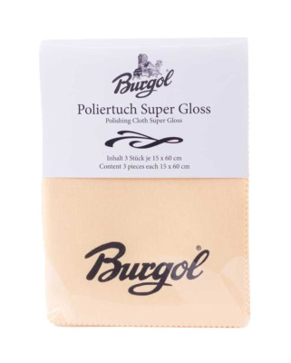 (4,30 EUR/Stk) Burgol Poliertuch Super Gloss zum Polieren Glanz Politur ...