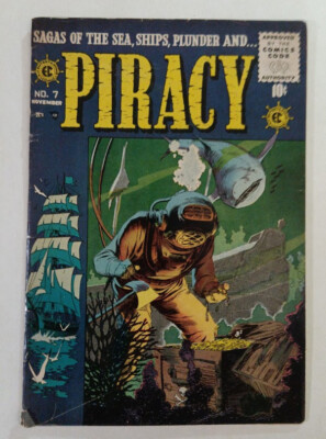 Piracy #7 1955 EC comic. Evans cover/art. Krigstein art. | eBay