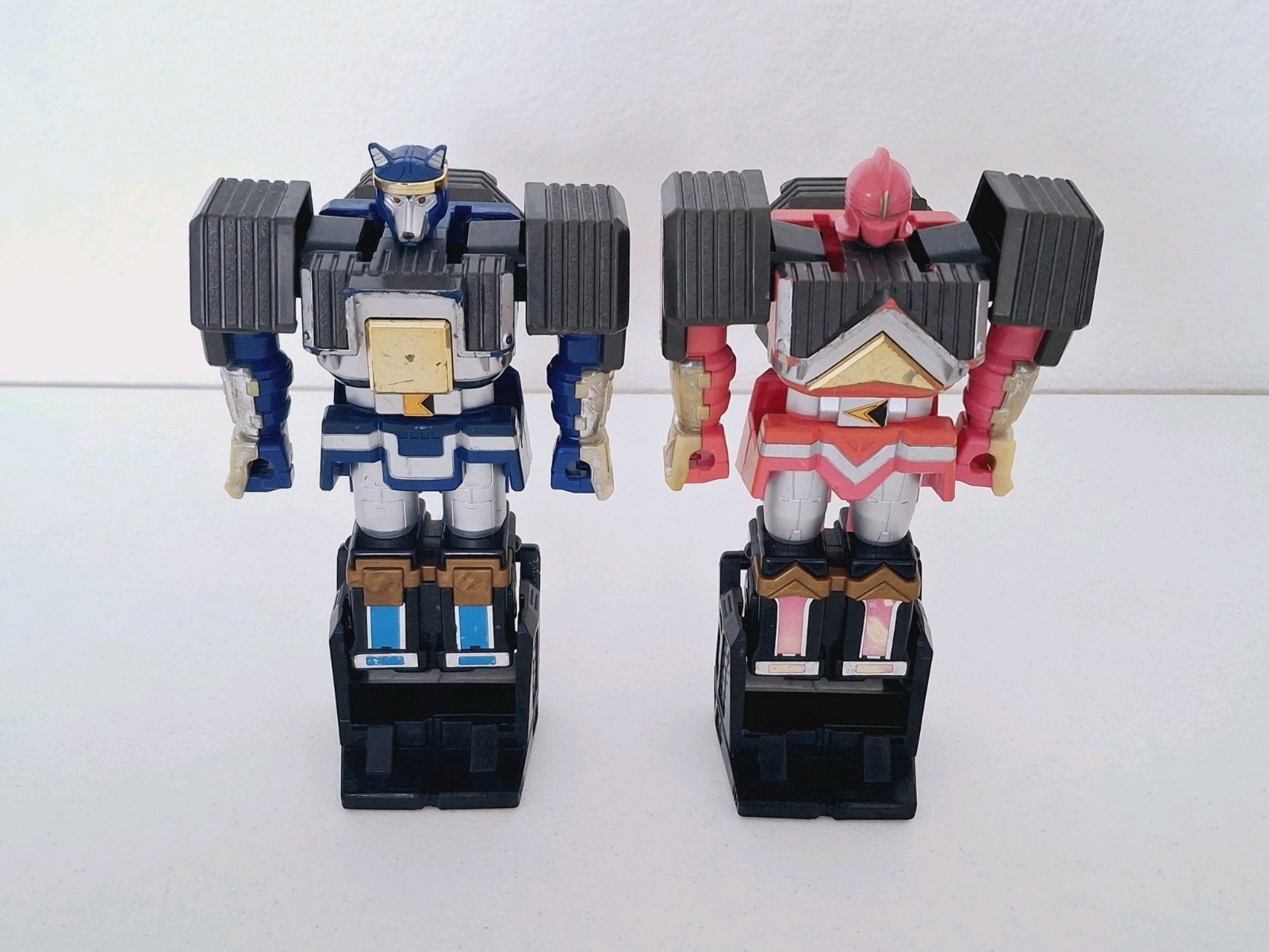 Mighty Morphin Power Rangers MMPR Deluxe Shogun Megazord Blue & Pink ...