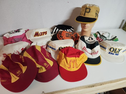 Lot Of 20 Vintage Painters Caps 80's - 90's McDonald's, Sports, Beer ...