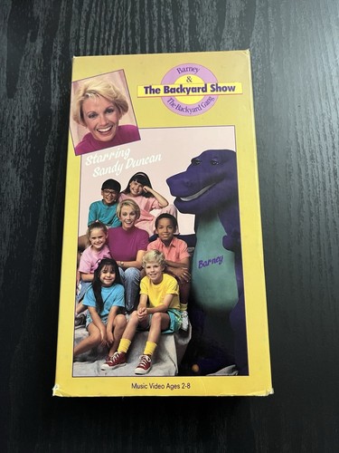 Barney The Backyard Show VHS 1988 Video FIRST PRINT 45986980113| eBay