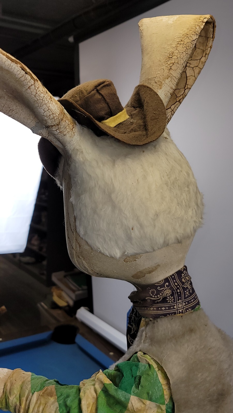 Vintage Mechanical Dressed Sheriff Rabbit Bunny Store Window Display ...