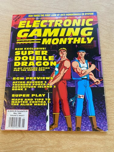 Electronic Gaming Monthly Magazine No 34 May 1992 Video Games NES ...