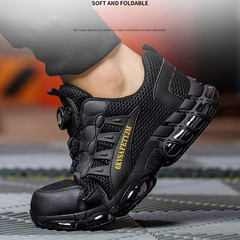 SAFETY SHOES WORK TRAINER COMPOSITE PLASTIC TOE CAP SHOES LIGHTWEIGHT ...