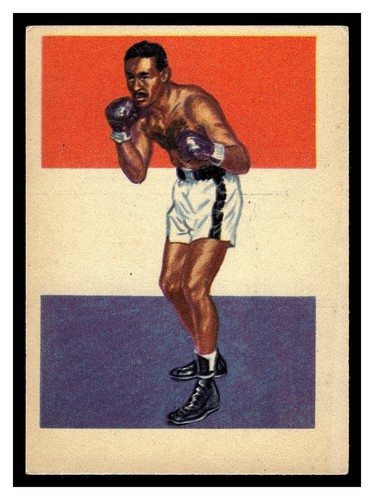 1956 GUM INC ADVENTURE EZZARD CHARLES ALL-STAR ATHLETE #42 HIGHER GRADE ...