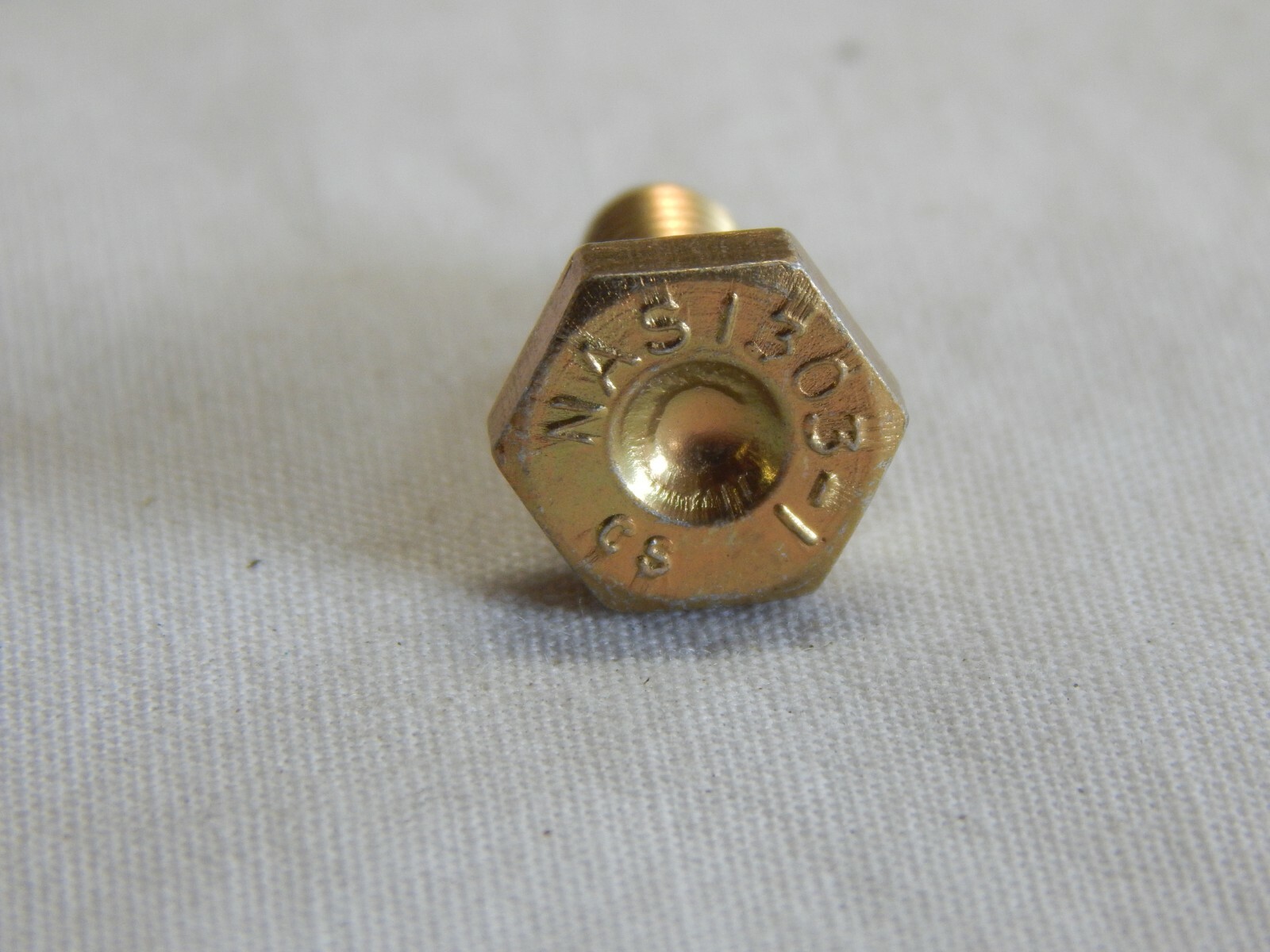 10 x Dished Hex Head Aircraft Bolts, 10-32 UNF, 0.1" Grip, NAS1303-1 ...