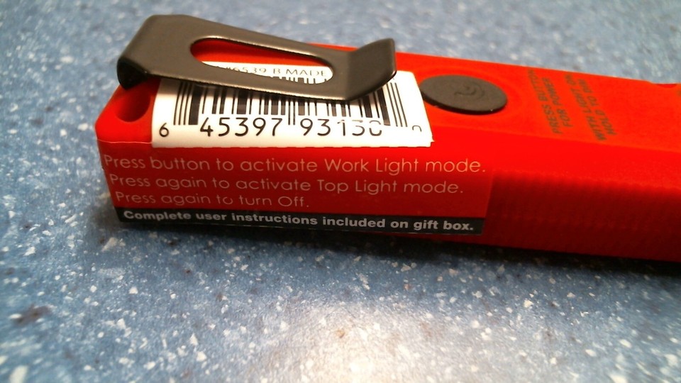 Nebo RED Larry Tilt LED Pocket Work Light (6539-B) FS | eBay