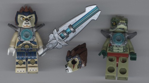 LEGO Mini Figures Legends of Chima Mini Figures Set of 2, weapon Extra ...