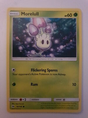Morelull 16/149 Common Sun & Moon Pokemon Card Near Mint | eBay
