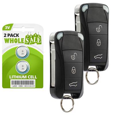 2 Replacement For 2006 2007 2008 2009 2010 2011 Porsche Cayenne Key Fob ...