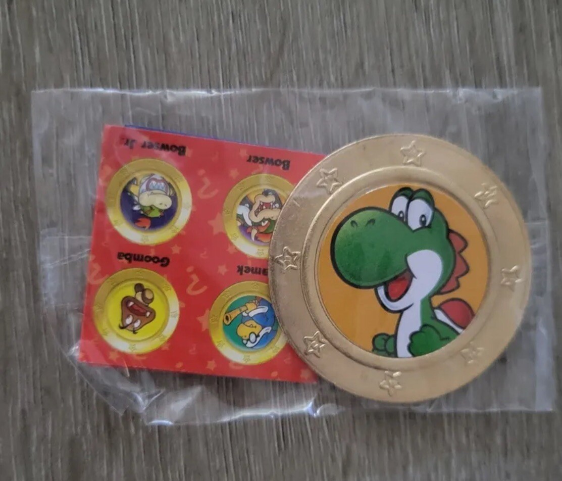 Wonder Ball Super Mario Bros (Nintendo Series 2) - YOSHI Coin - SEALED ...