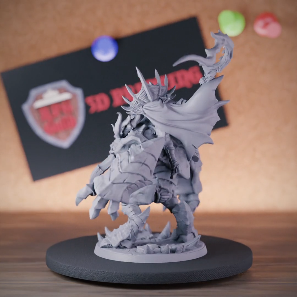 Colossus Mind Flayer Miniature Illithid Dungeons and Dragons Mini DnD ...