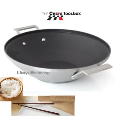 Chefs Toolbox Hard Anodized 36cm Como Platinum Wok RRP $ 289 | eBay ...