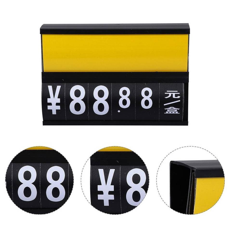 3 Pcs Square Plastic Hanging Tags Basket Labels Holder Grocery Store ...