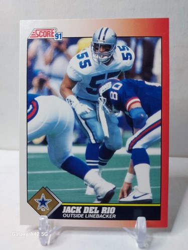 1991 Score Football #162 Jack Del Rio Dallas Cowboys | eBay