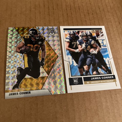 JAMES CONNOR 2017 Score RC ROOKIE #413 & 2020 Mosaic SILVER #168 Cards ...