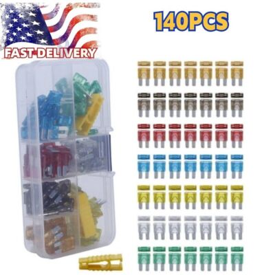 Micro 2 Fuses Blade Fuse Kit Automotive Commercial Assortment With Clip ...
