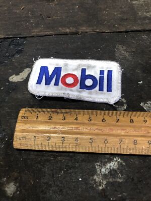Mobil Genuine Vintage Cloth Patch | eBay Australia
