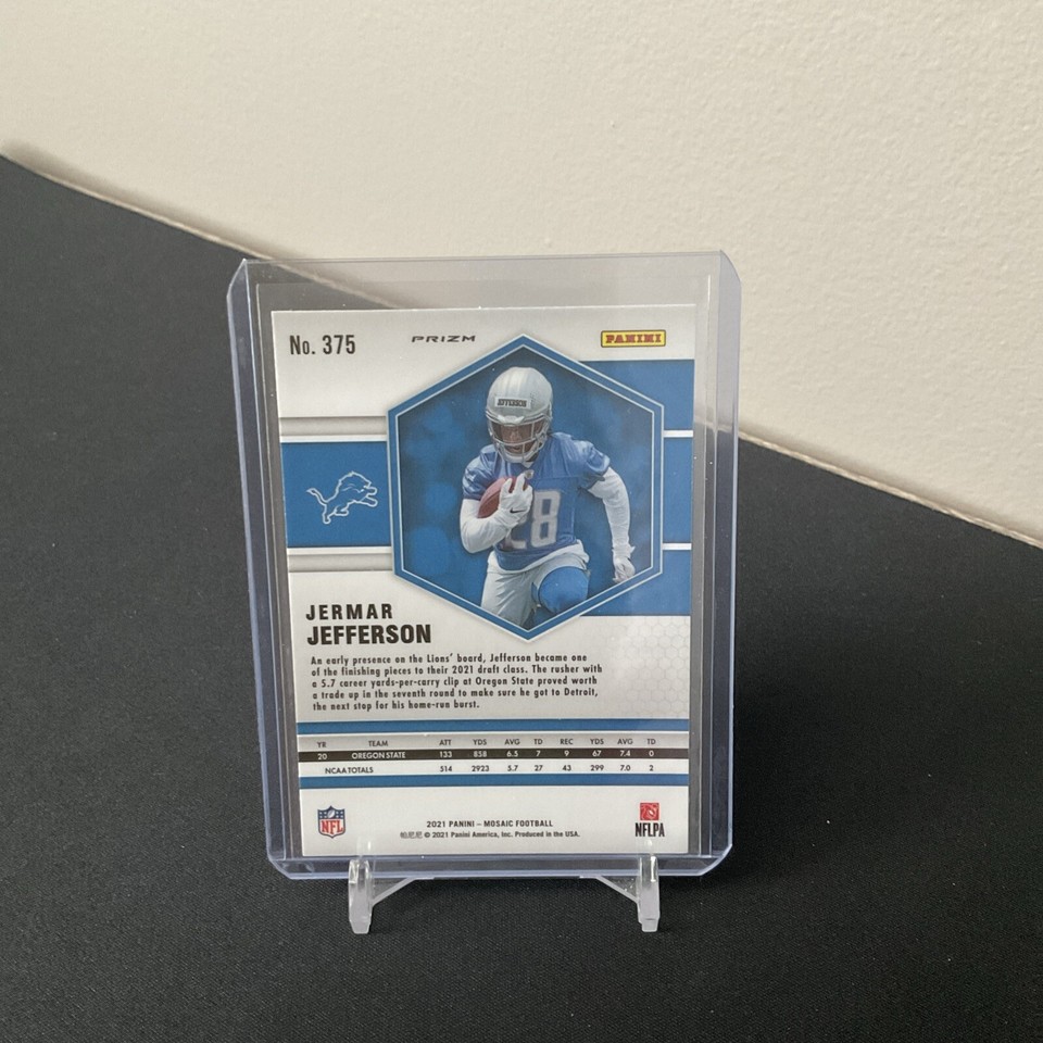Jemar Jefferson 2021 Mosaic Pink Prizm RC | eBay