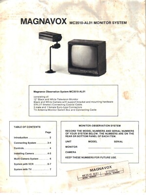 Magnavox Tv Owners Manuals
