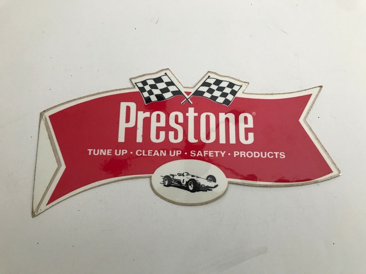 Vintage Prestone Decals Finest Folia Retro Vintage Sticker Old School