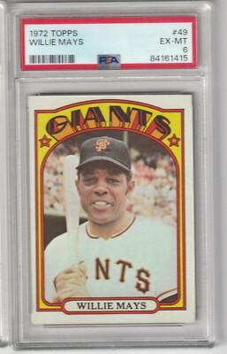 1972 Topps Baseball PSA 3-8 Centered Nicely New Slab 22 U Choose Set ...