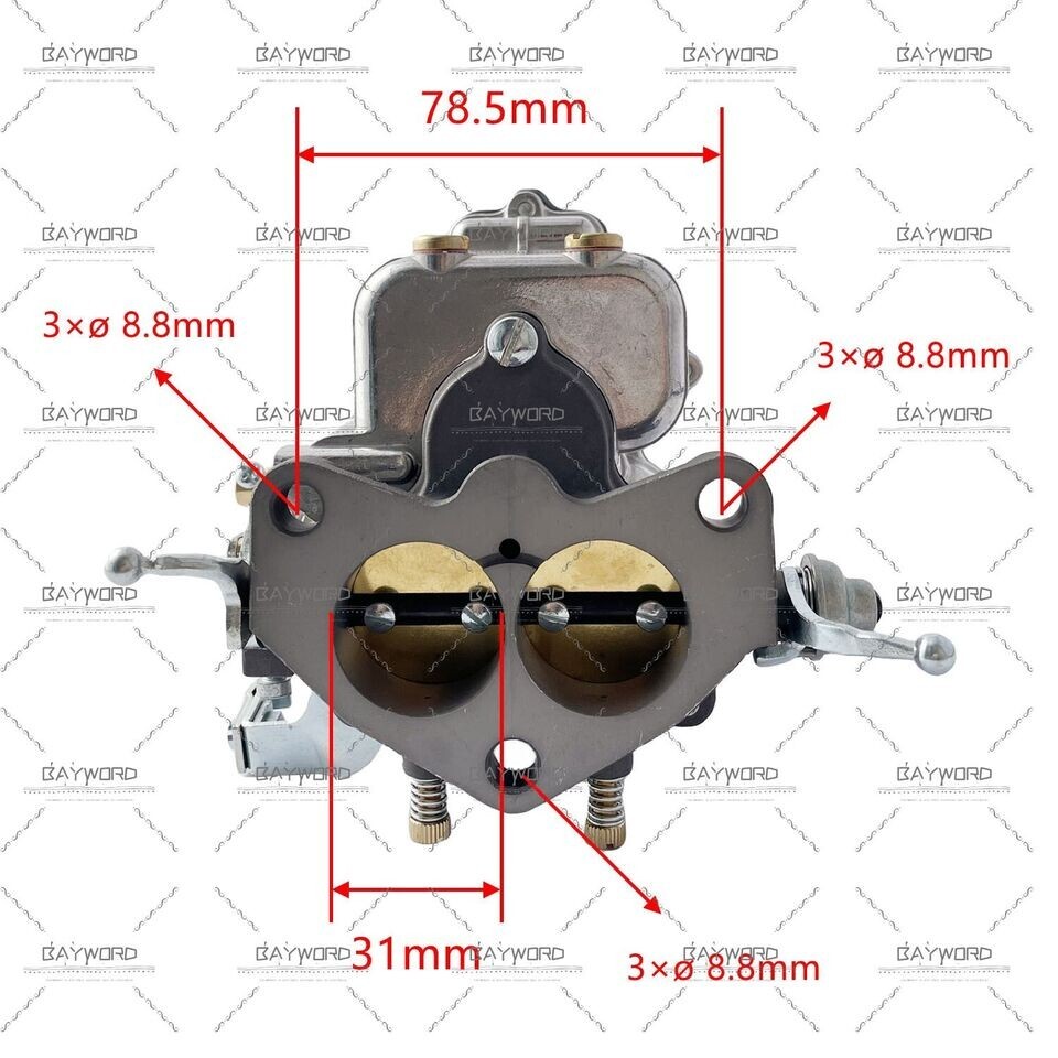 FOR Ford V8 FlatHead 1939-1953 239"-272" engines Holley 94 Carburetor 2 ...