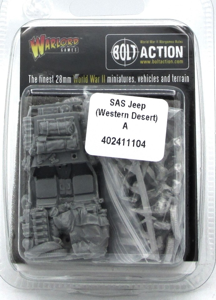 Bolt Action 402411104 SAS Jeep A (Western Desert) WW2 British Vehicle ...