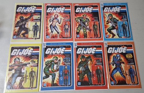 GI JOE 8 Comic Book Lot Action Figure Variant 219 220 221 222 223 224 ...