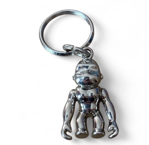 NWOT KIPLING Silver Metal Monkey Key Chain Ring Bag Charm Fob | eBay